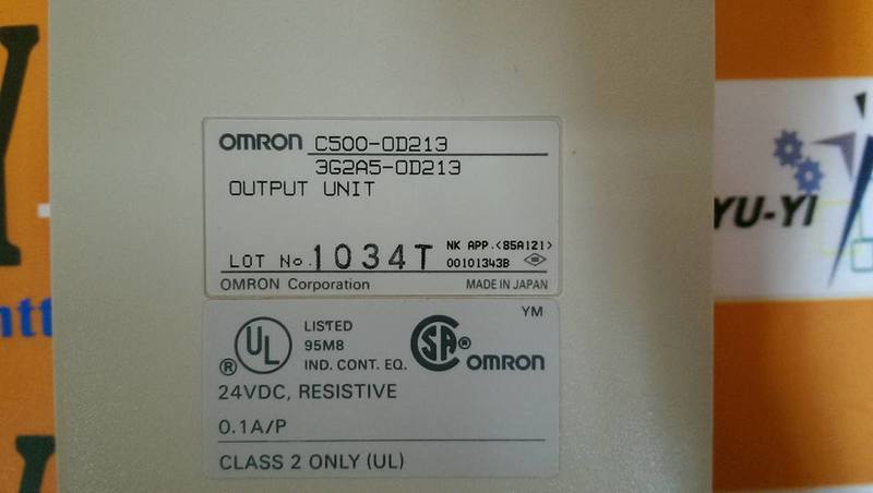 Omron C500 Od213 3g2a5 Od213 Output Unit 裕益科技自動化設備可程式編碼器plc分散式控制系統dcs